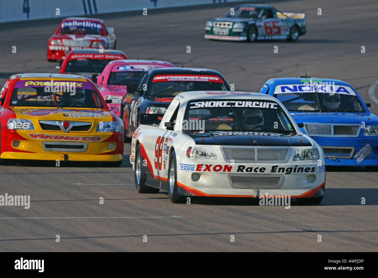 Racing pick up trucks Stock Photo - Alamy