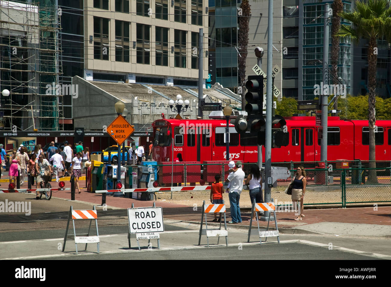 MTS Trolley San Diego, California, USA Stock Photo - Alamy