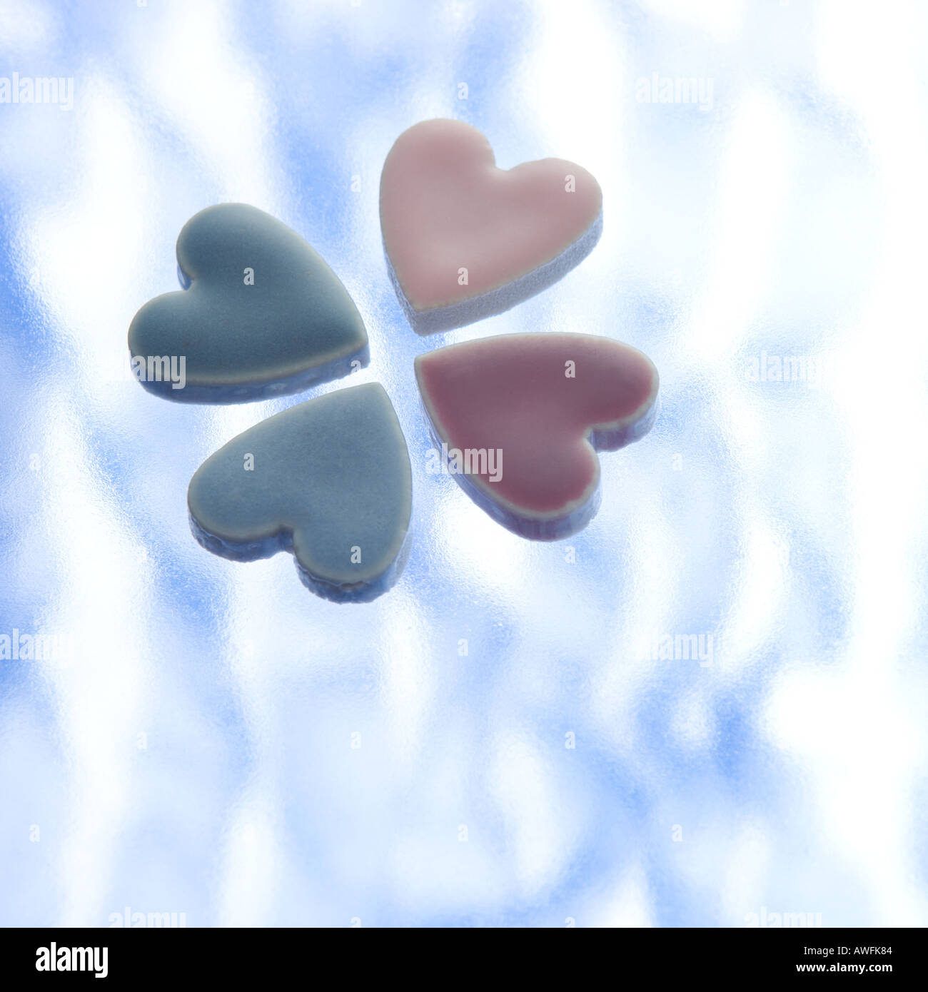 Heart shaped tiles Stock Photo - Alamy
