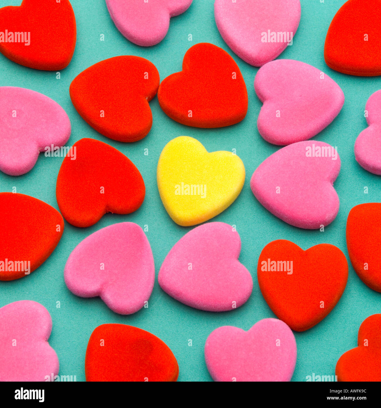 Heart shaped objects Stock Photo - Alamy