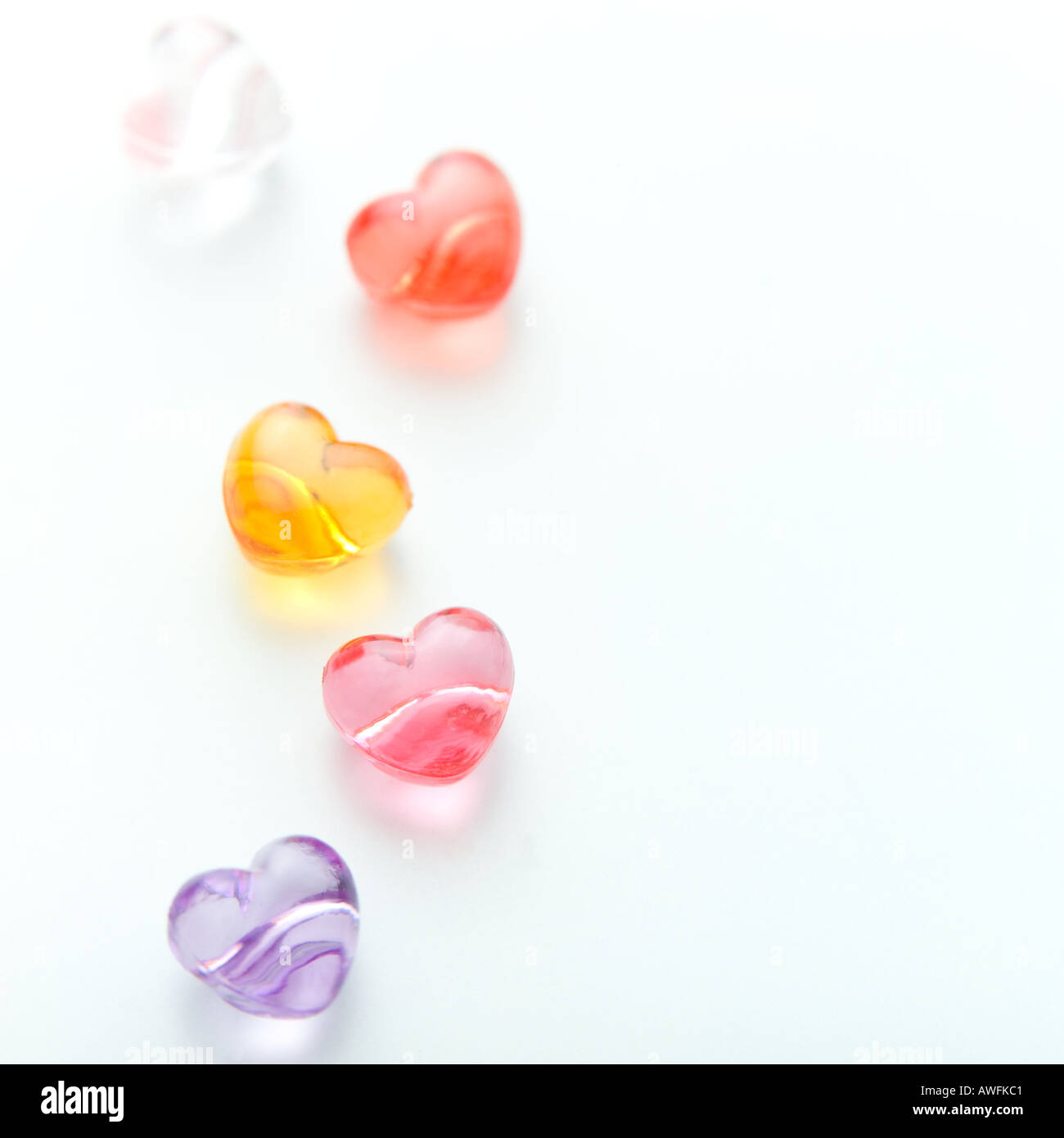 Heart shaped objects Stock Photo - Alamy
