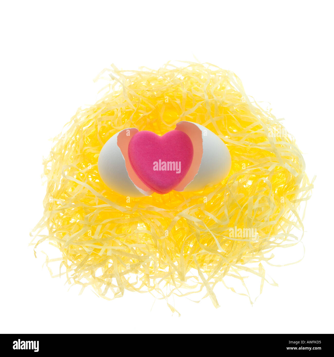 Heart shaped object hatching Stock Photo - Alamy