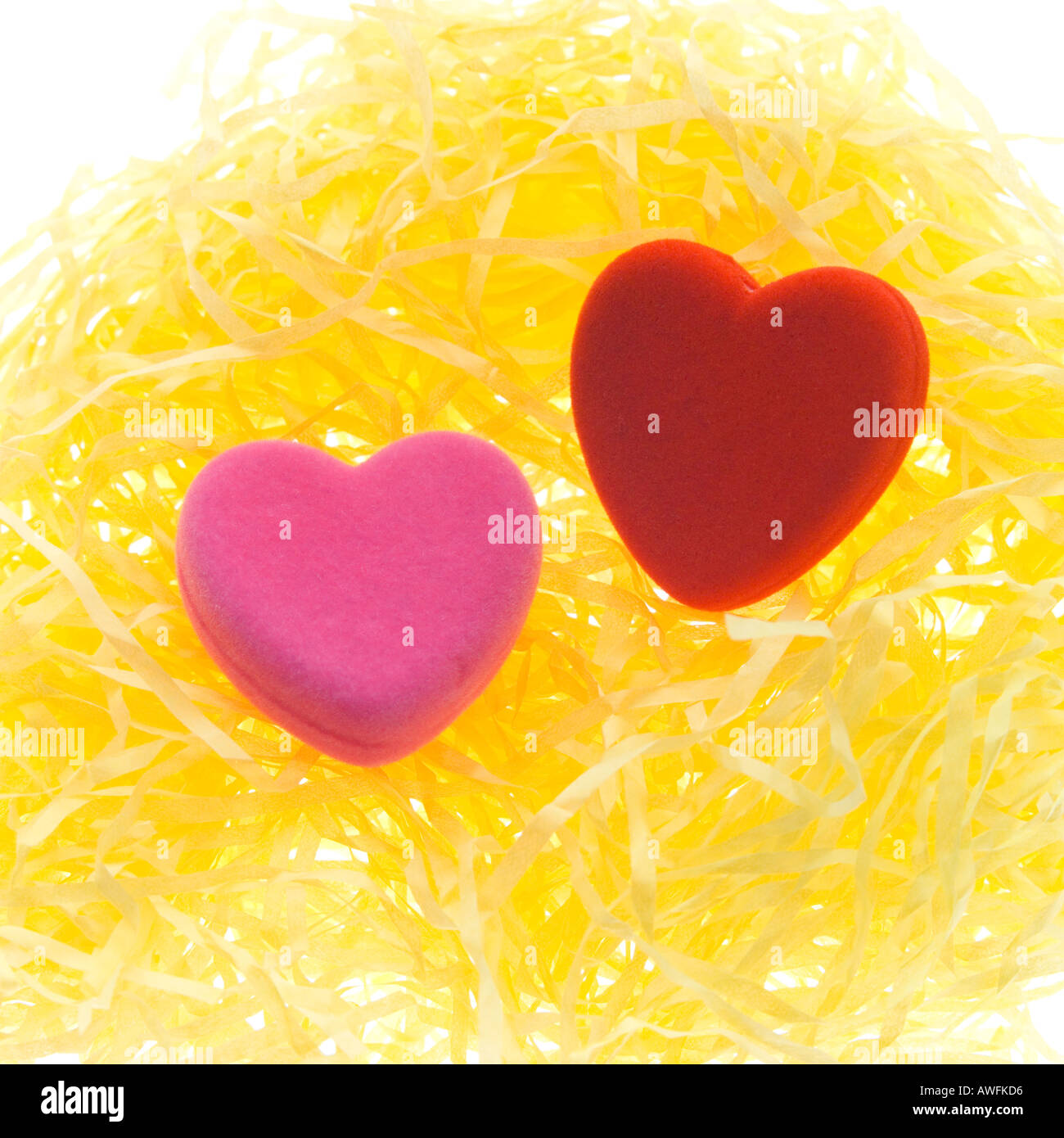 Heart shaped objects Stock Photo - Alamy