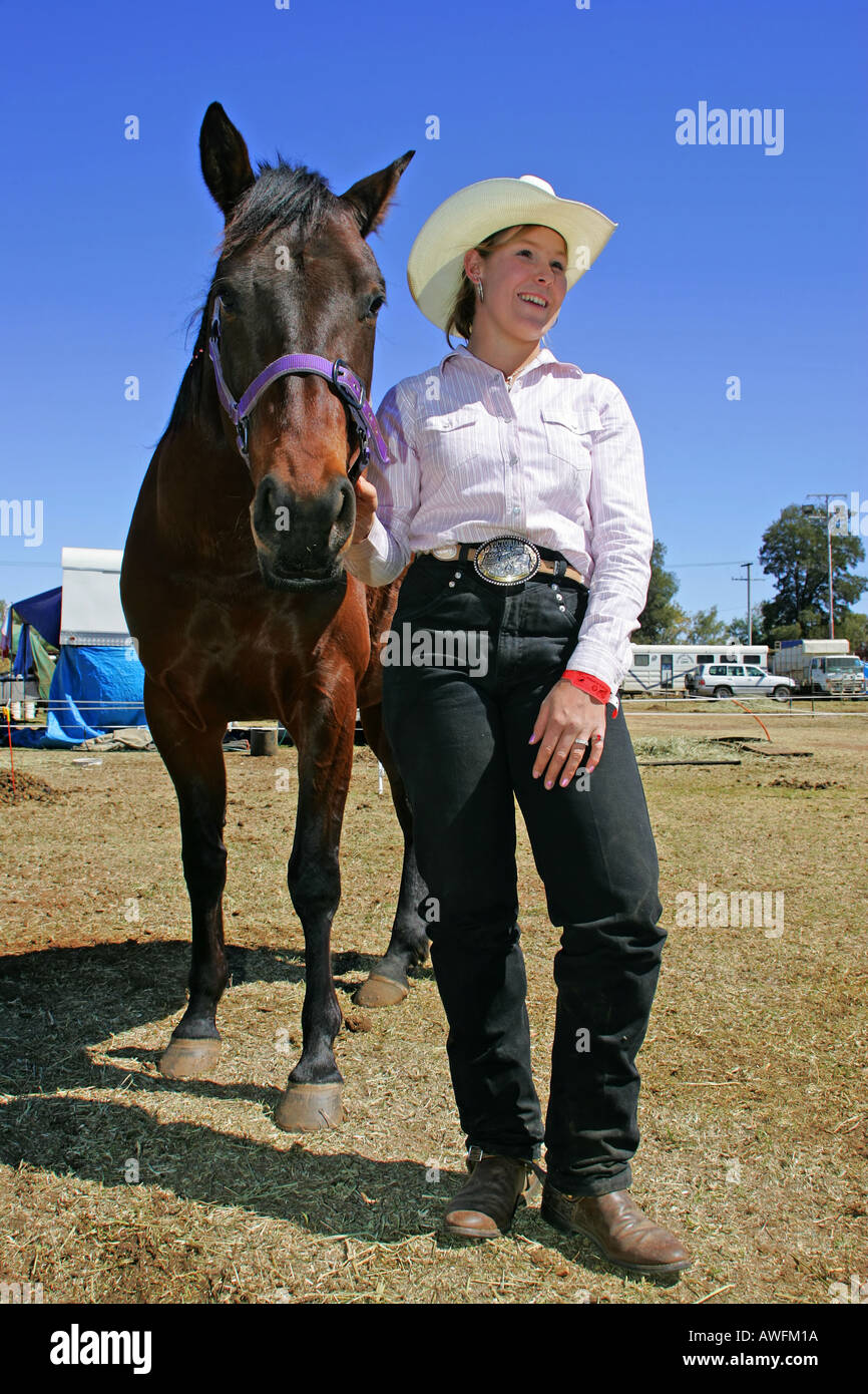Australian cowgirl hi-res stock photography and images - Alamy