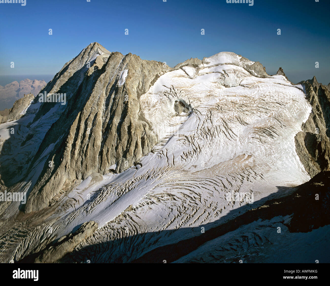Mt. Presanella, Adamello-Presanella Group, Trentino, Southern Alps ...