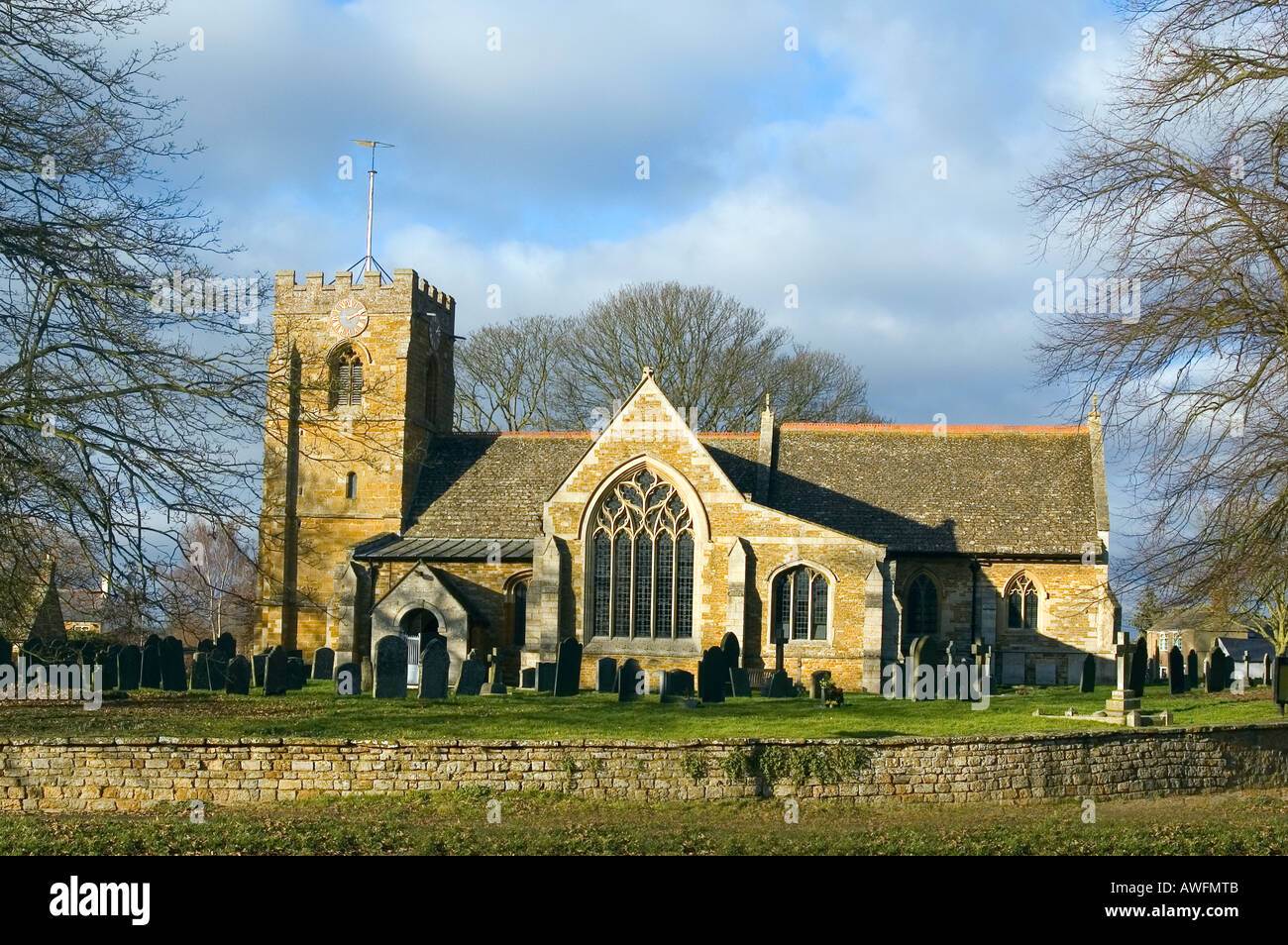 Medbourne Church in Leicestershire Stock Photo - Alamy
