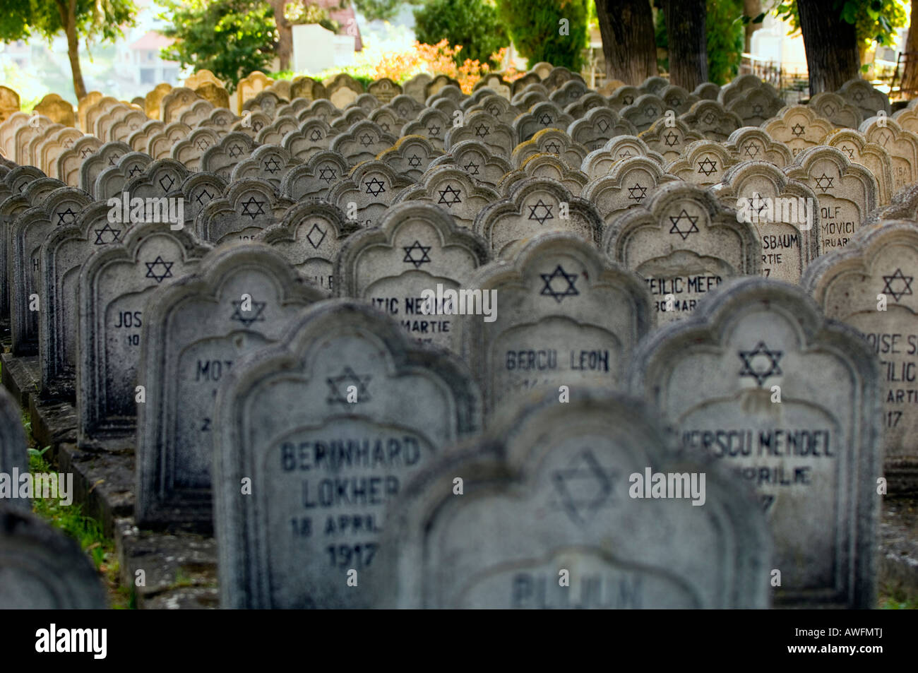 Europe Romania Moldavia Iasi Jewish Cemetery Stock Photo - Alamy