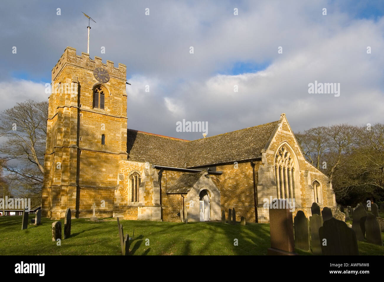 Medbourne Church in Leicestershire Stock Photo - Alamy