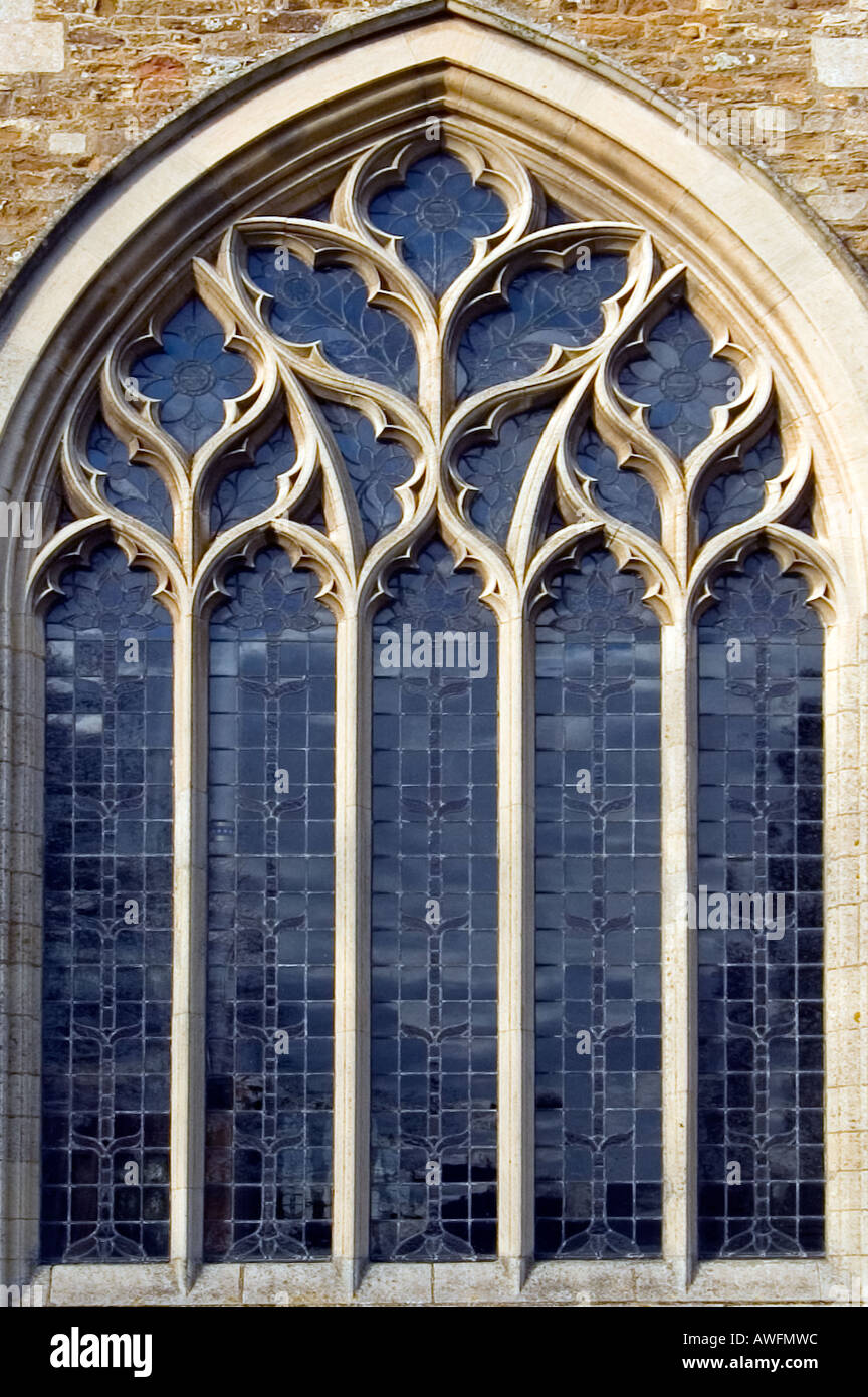 Church main window Stock Photo - Alamy
