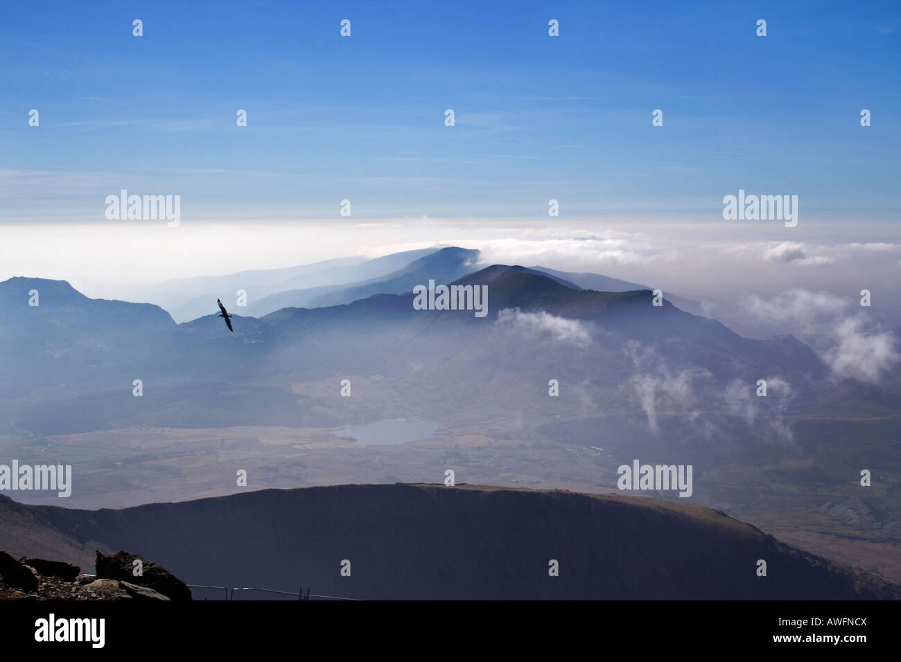 Snowdon view point hi-res stock photography and images - Alamy