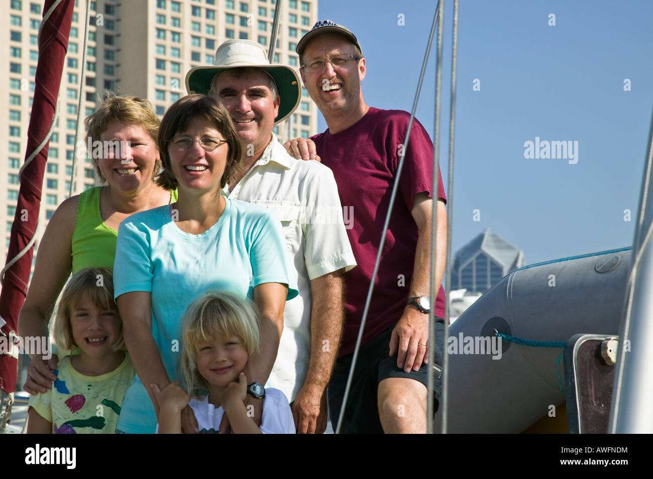 Group of friends and kids San Diego, California, USA Stock Photo - Alamy