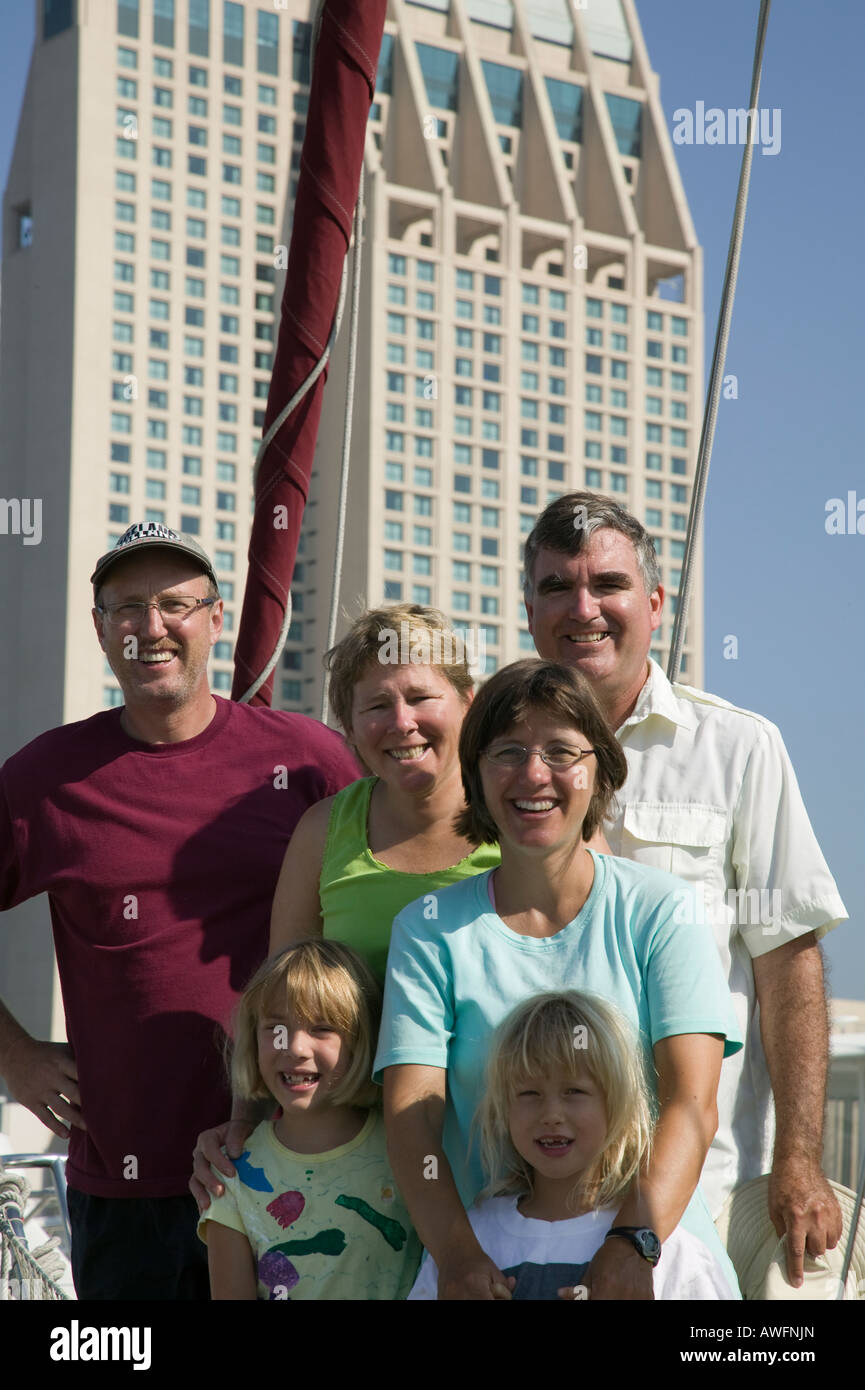 Group of friends and kids San Diego, California, USA Stock Photo - Alamy