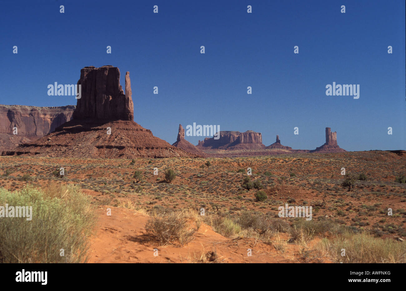 The stunning cliffs of the Monument valley National Park Arizona USA ...