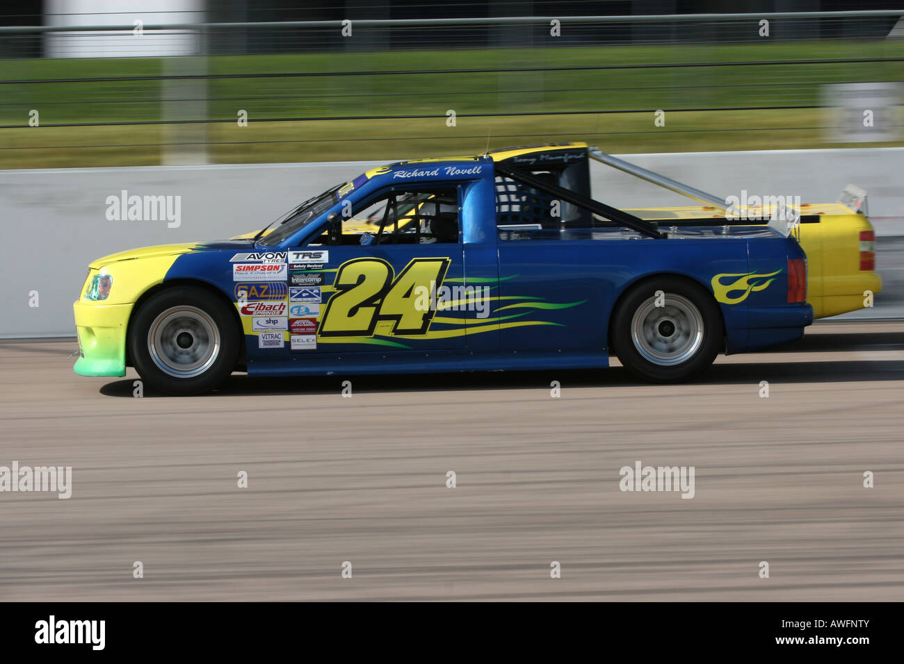 Racing pick up trucks Stock Photo - Alamy