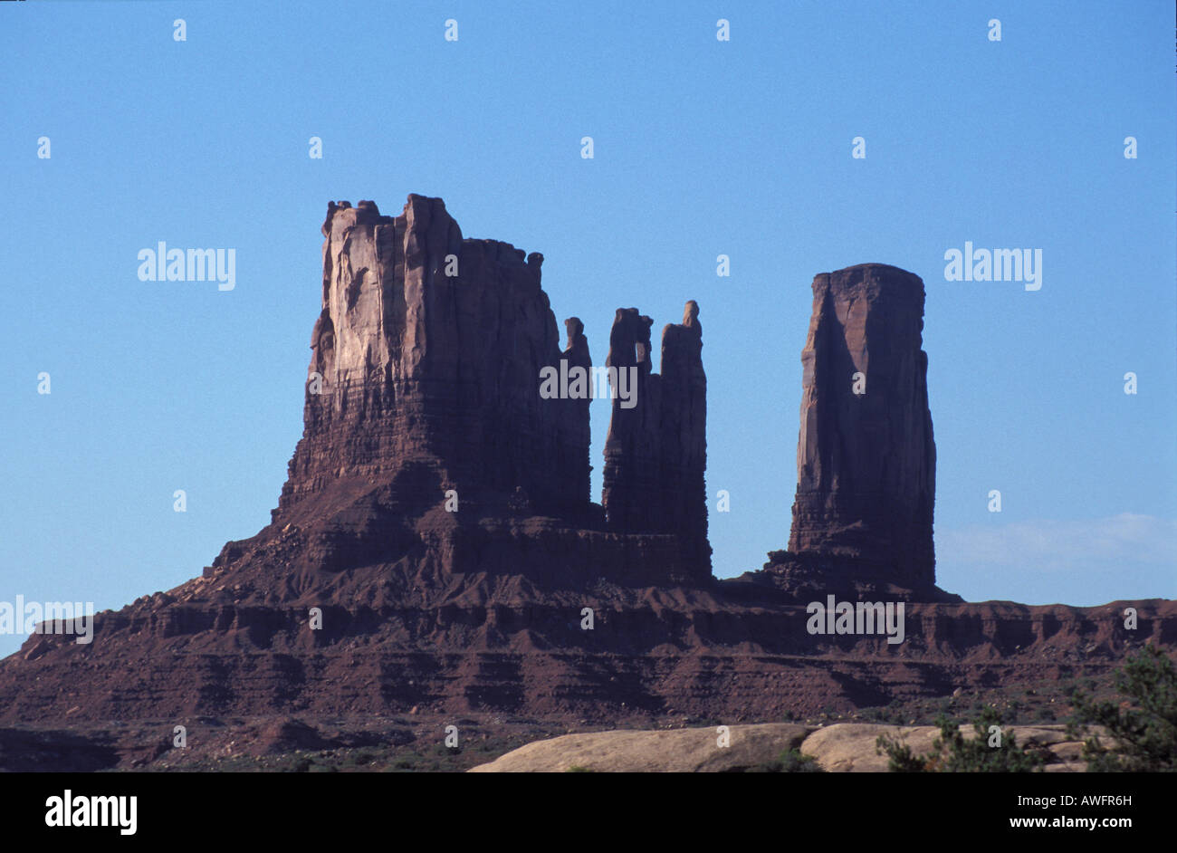 The stunning cliffs of the Monument valley National Park Arizona USA ...