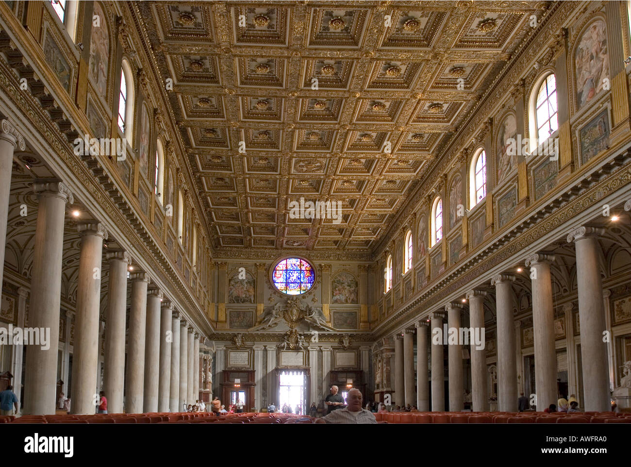 Interior church st maria maggiore hi-res stock photography and images ...