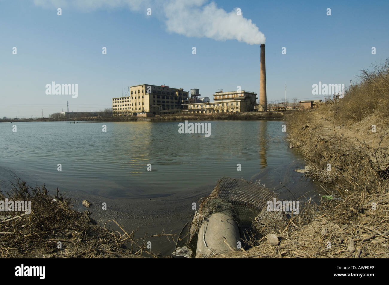 Water Pollution Factory High Resolution Stock Photography and Images ...
