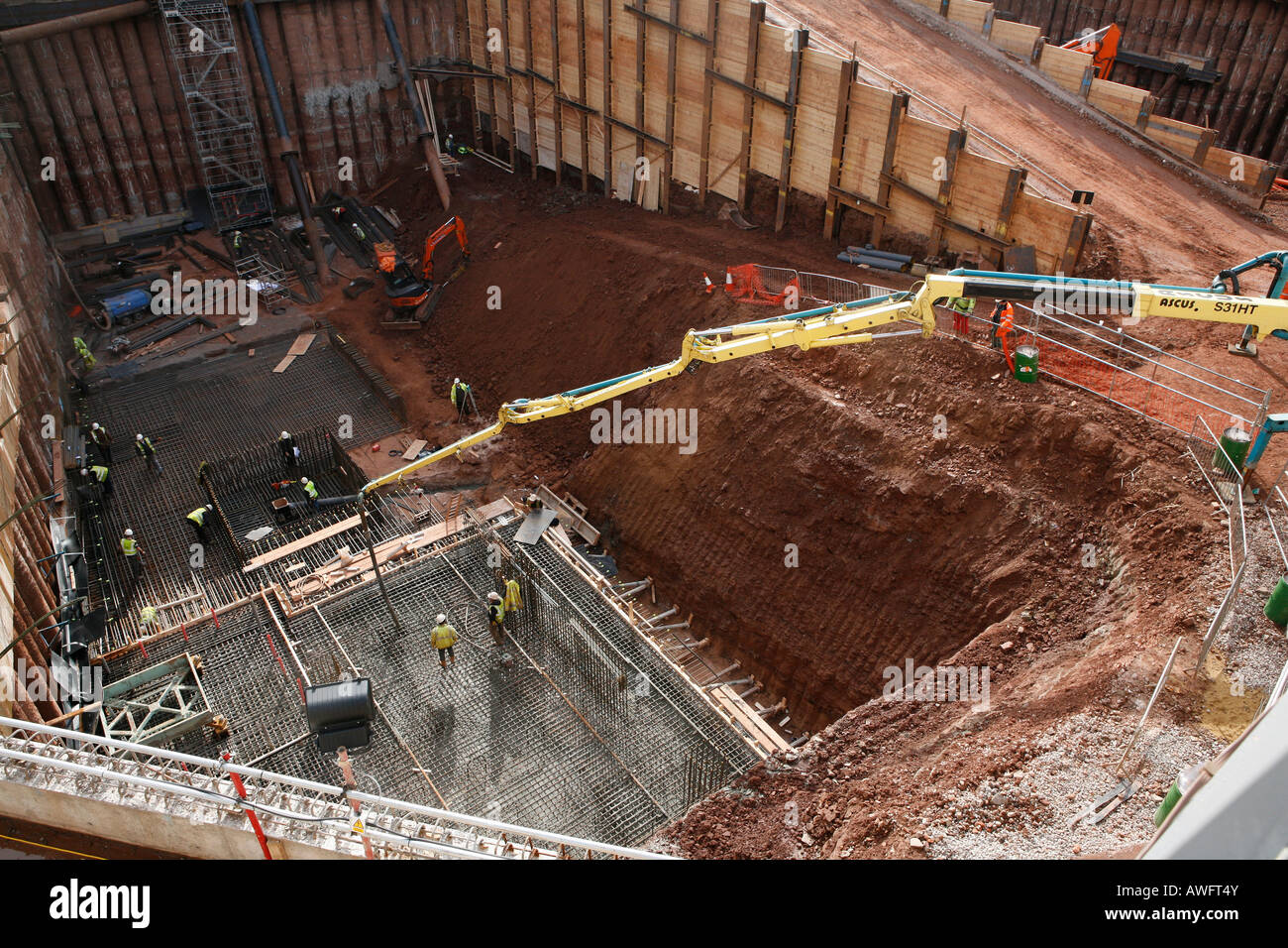 Foundations concrete hi-res stock photography and images - Alamy