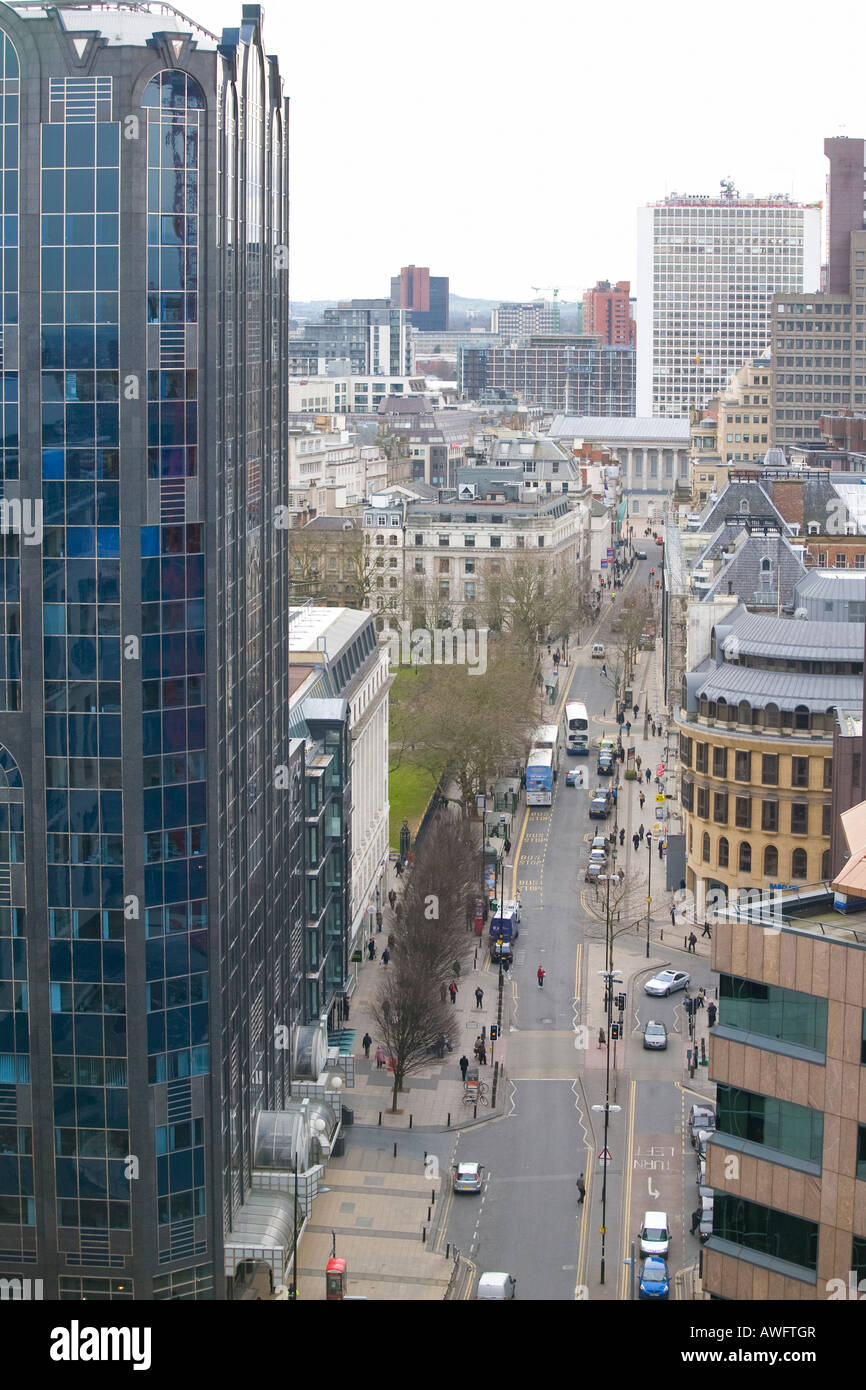 View of Colmore Row financial district in Birmingham England UK Stock ...