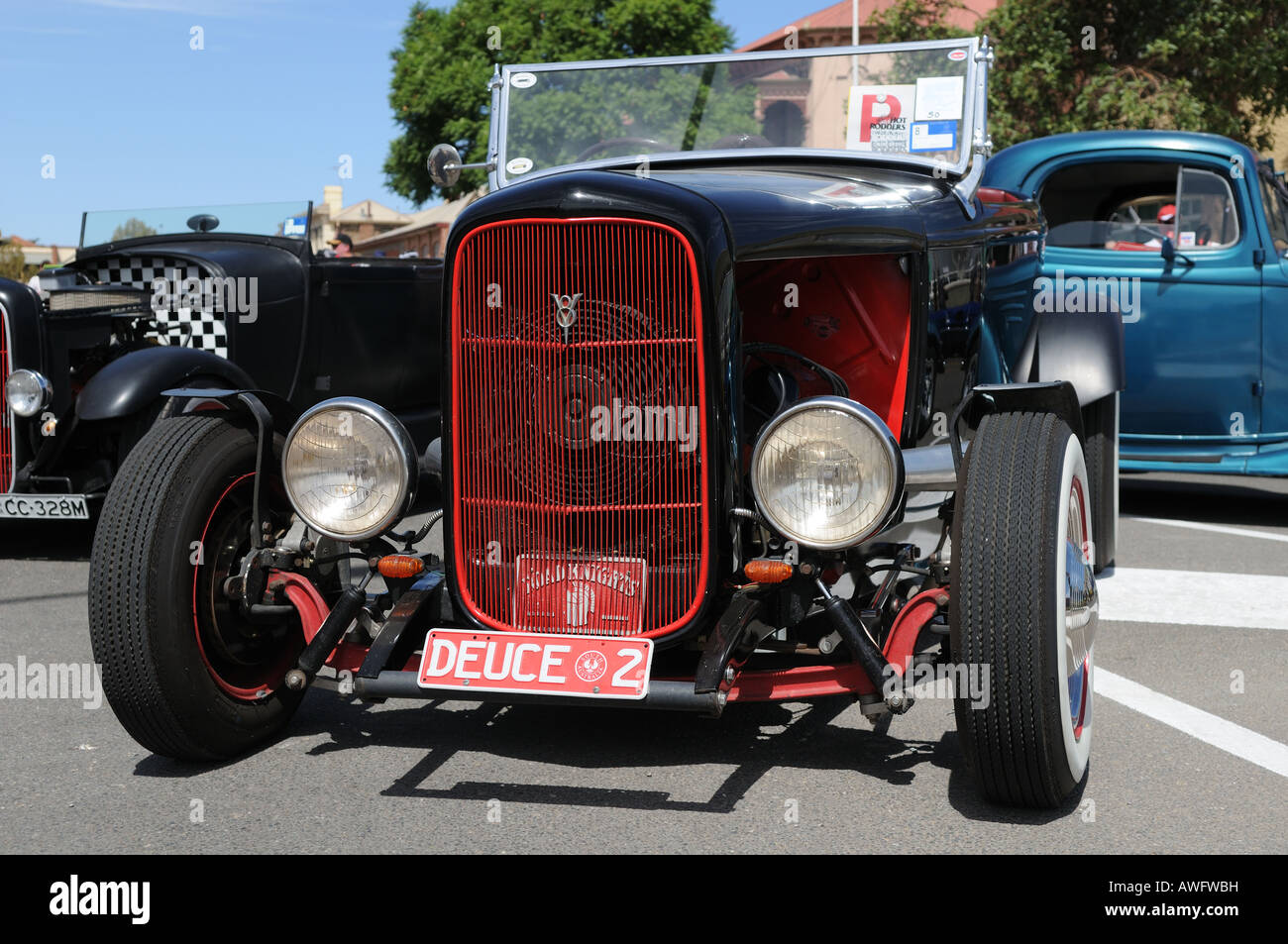 Ford hot rod at Motorsport at the Port display Stock Photo - Alamy