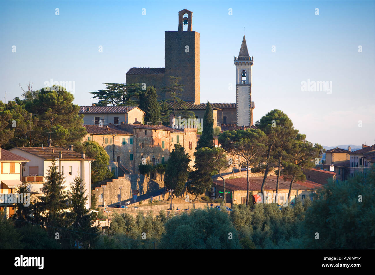 View of Vinci town Vinci Tuscany Italy Stock Photo - Alamy
