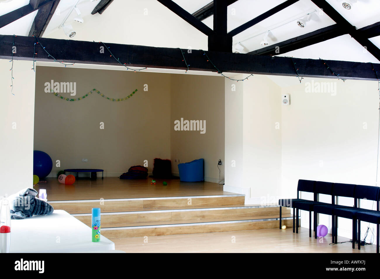 Low Laithes Farm part of the Hesley Group. The hall of the facility ...