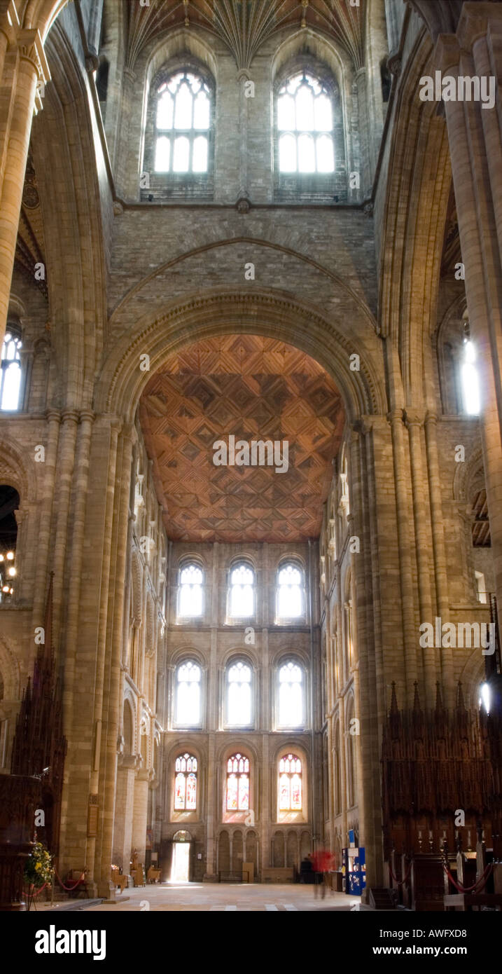 Peterborough cathedral interior hi-res stock photography and images - Alamy