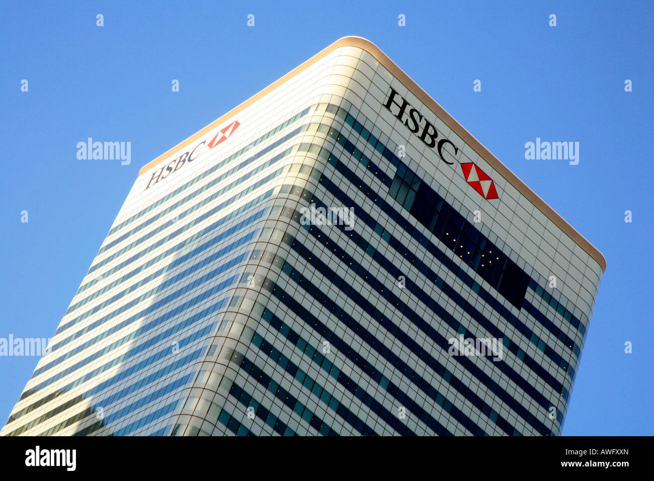 HSBC head office building Canary Wharf, London Stock Photo - Alamy