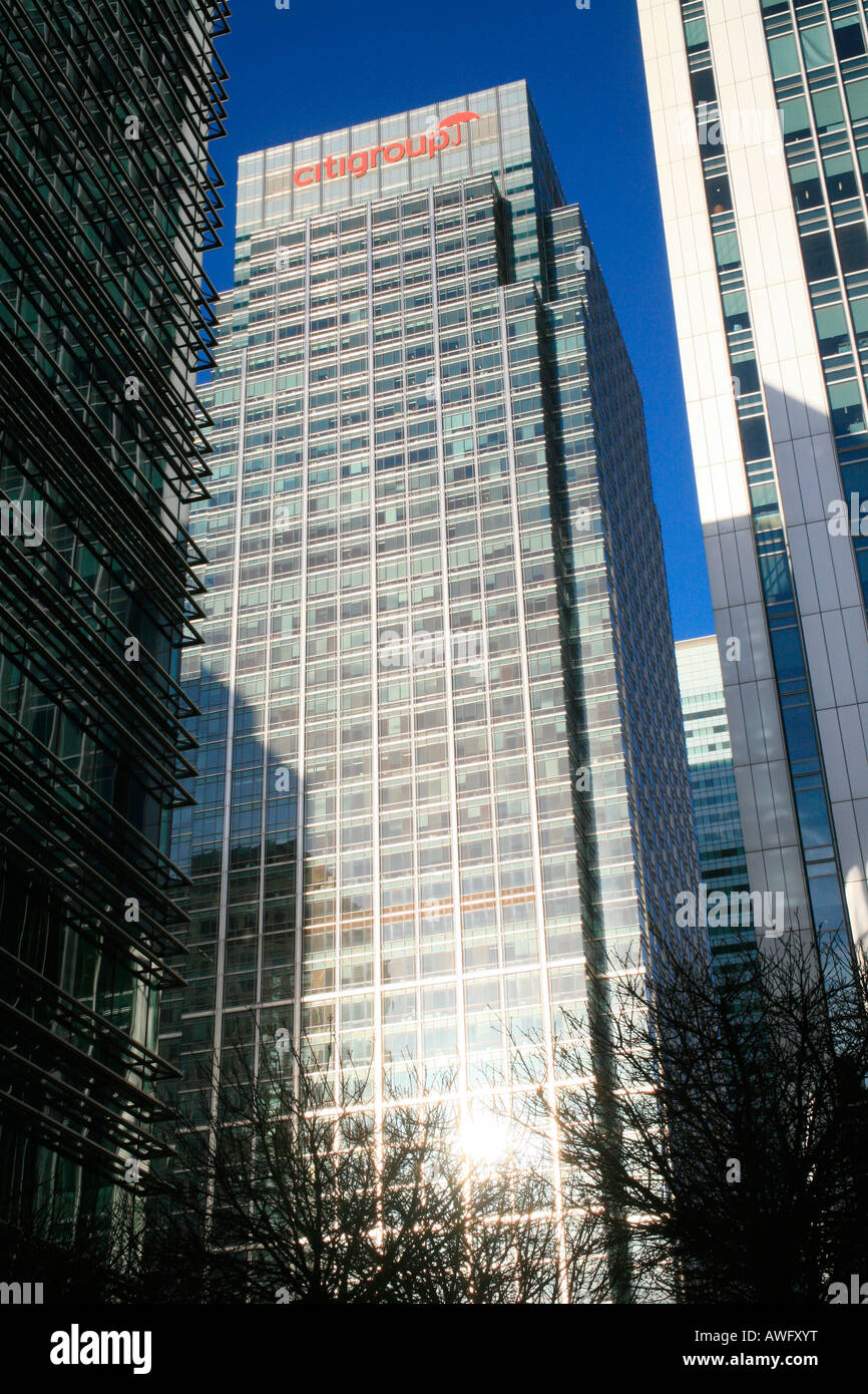 Citigroup building, Canary Wharf, London Stock Photo - Alamy