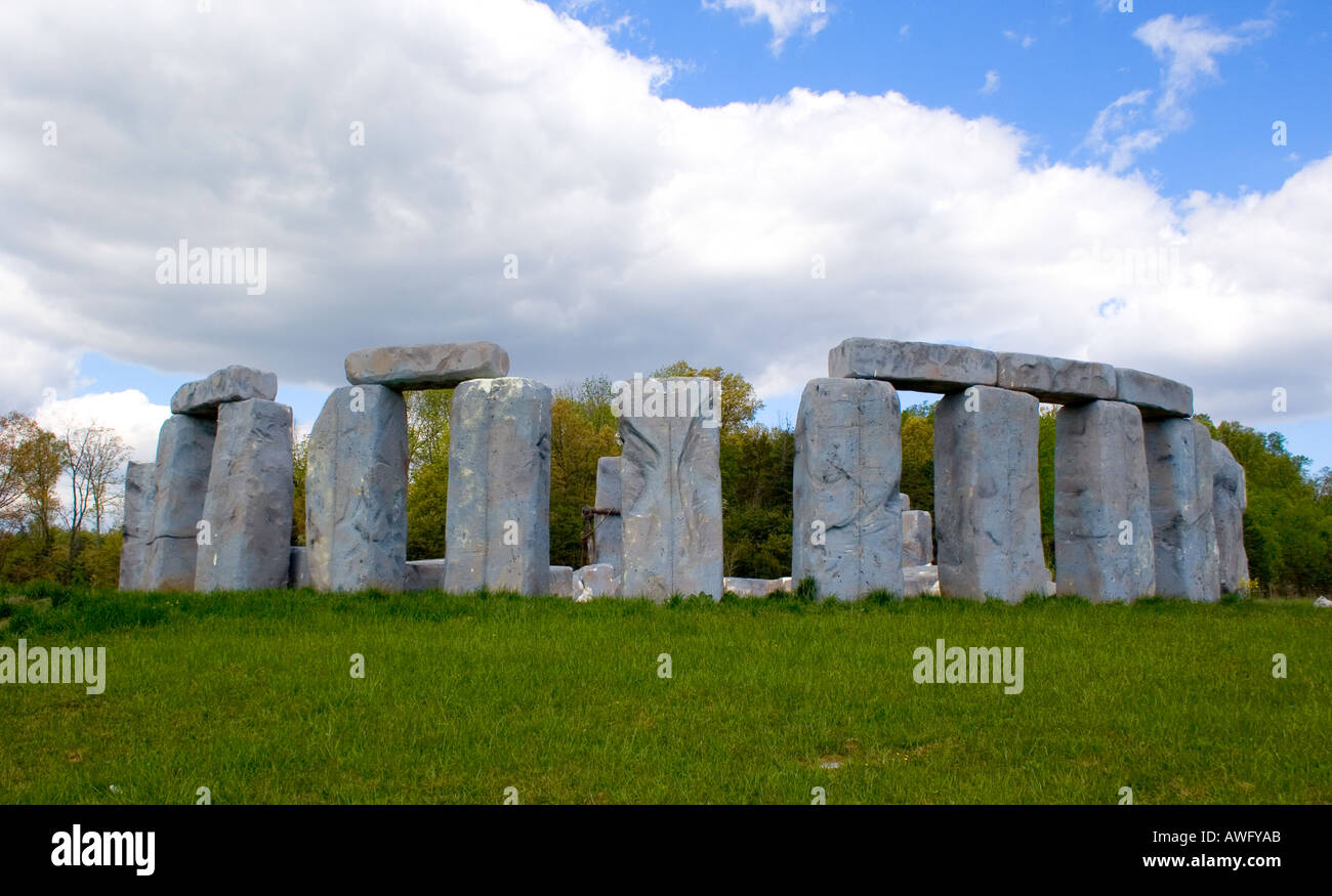 Foamhenge located in Natual Bridge, Virginia Stock Photo - Alamy