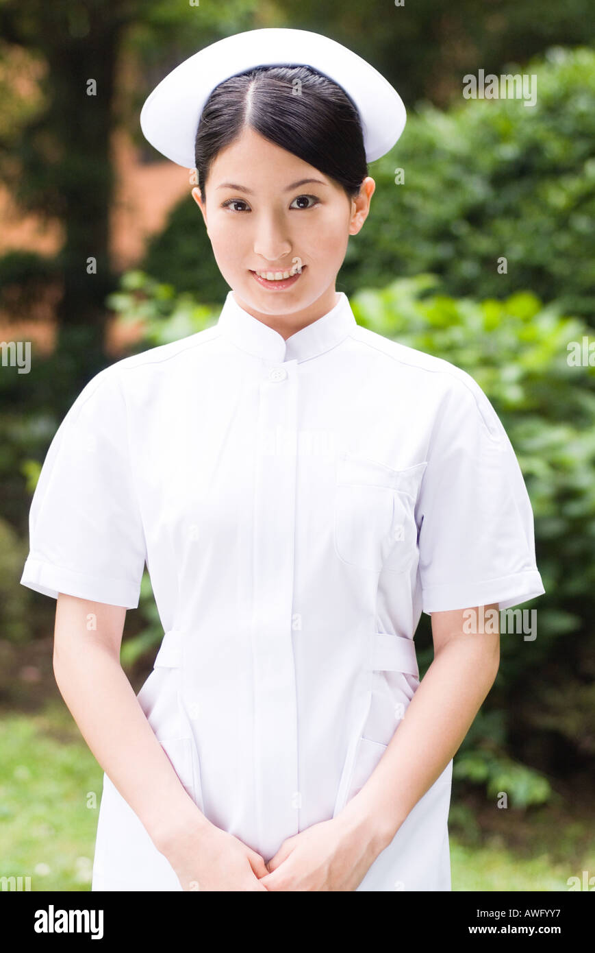Nurse portrait hat hi-res stock photography and images - Alamy