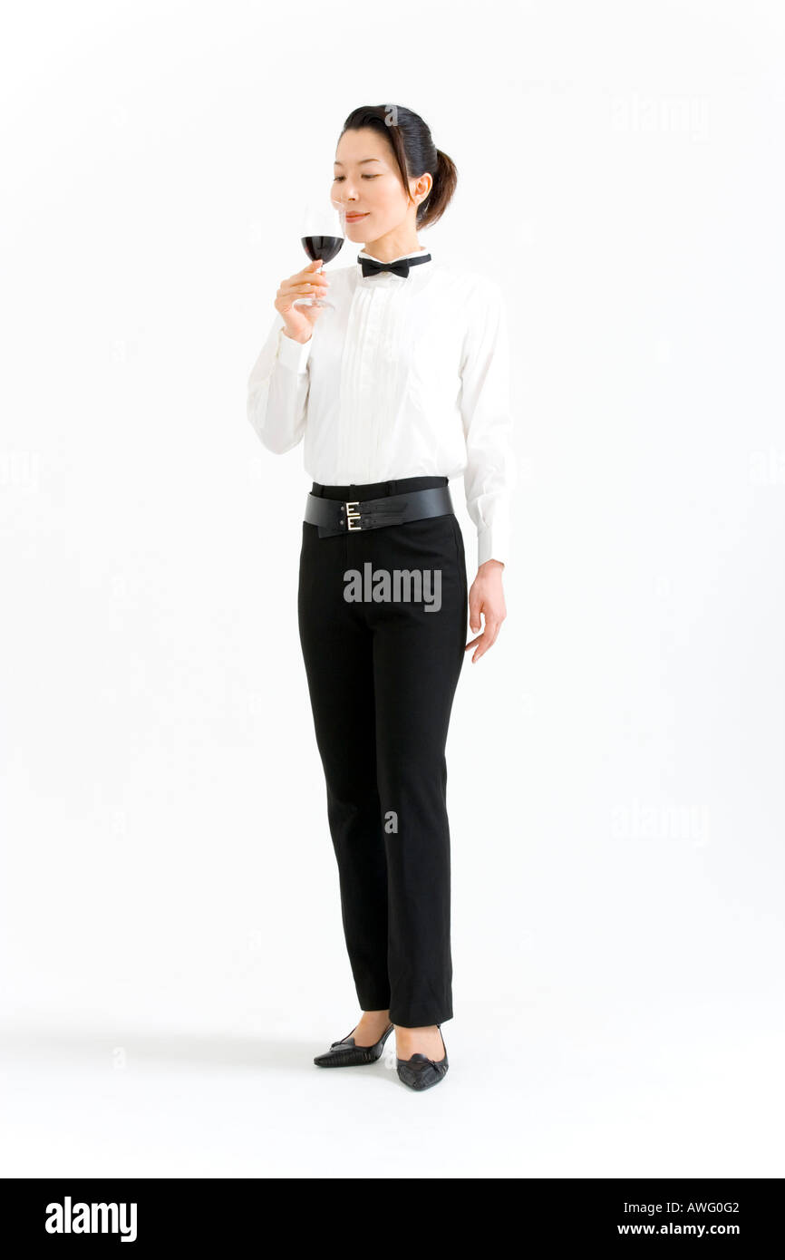 Sniffing woman Cut Out Stock Images & Pictures - Alamy