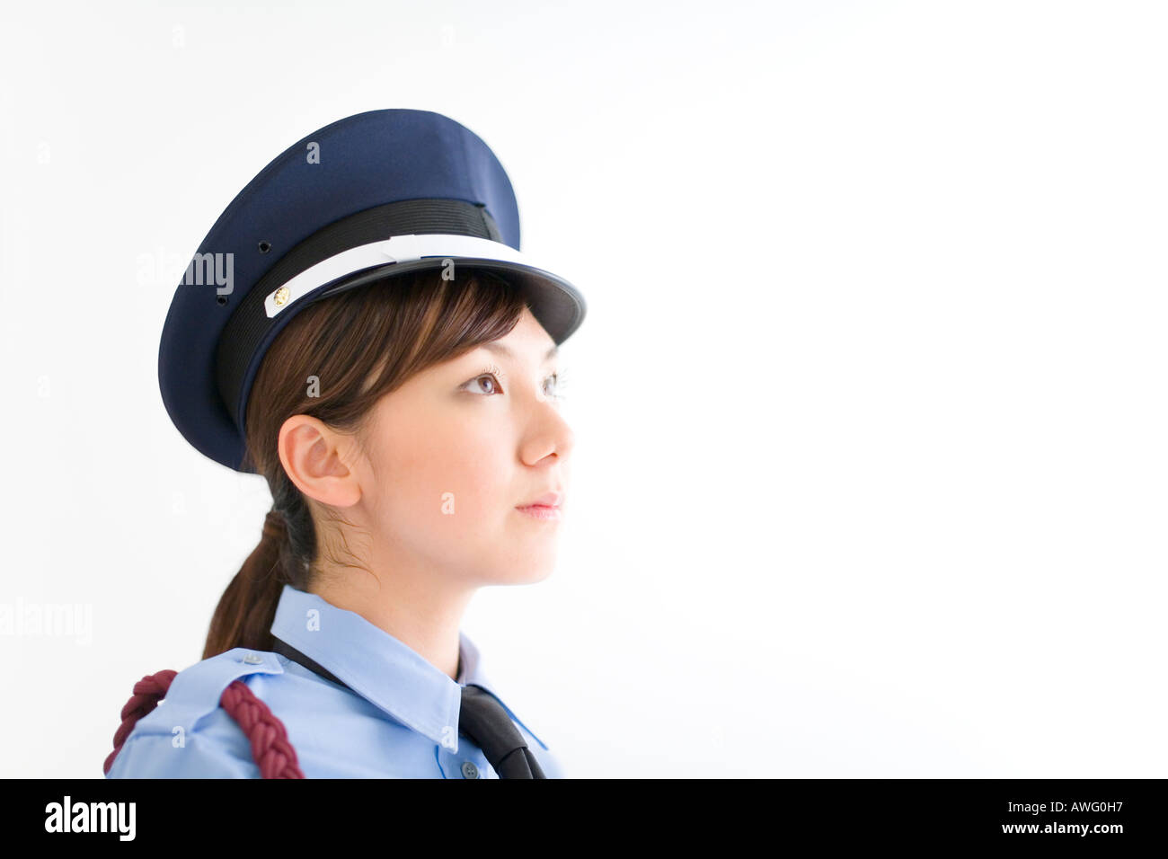 Female security guard Cut Out Stock Images & Pictures - Alamy