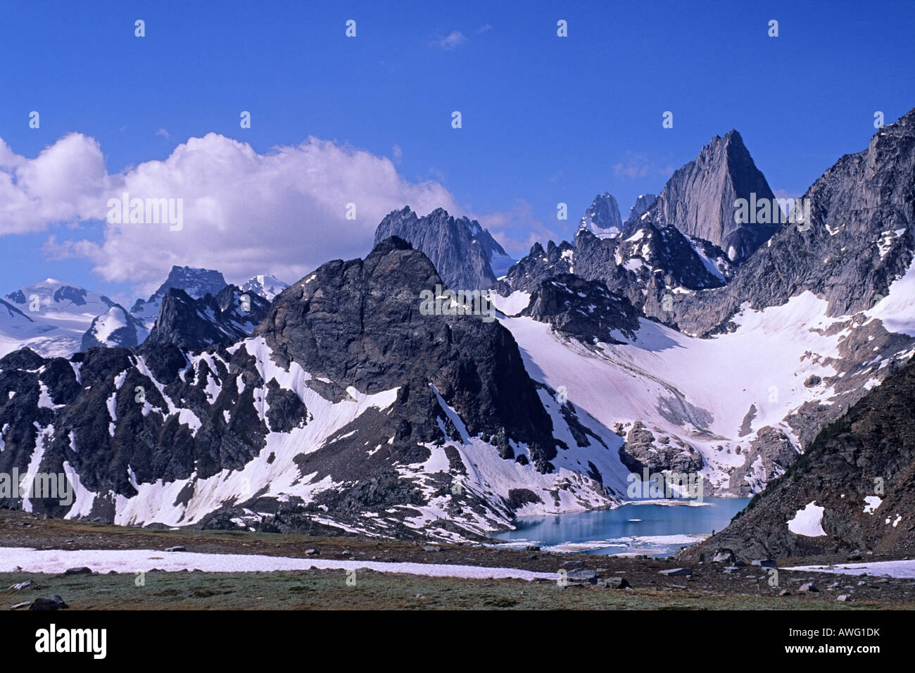 Bugaboo Spire Cobalt Lake Bugaboo Glacier Provincial Park British ...