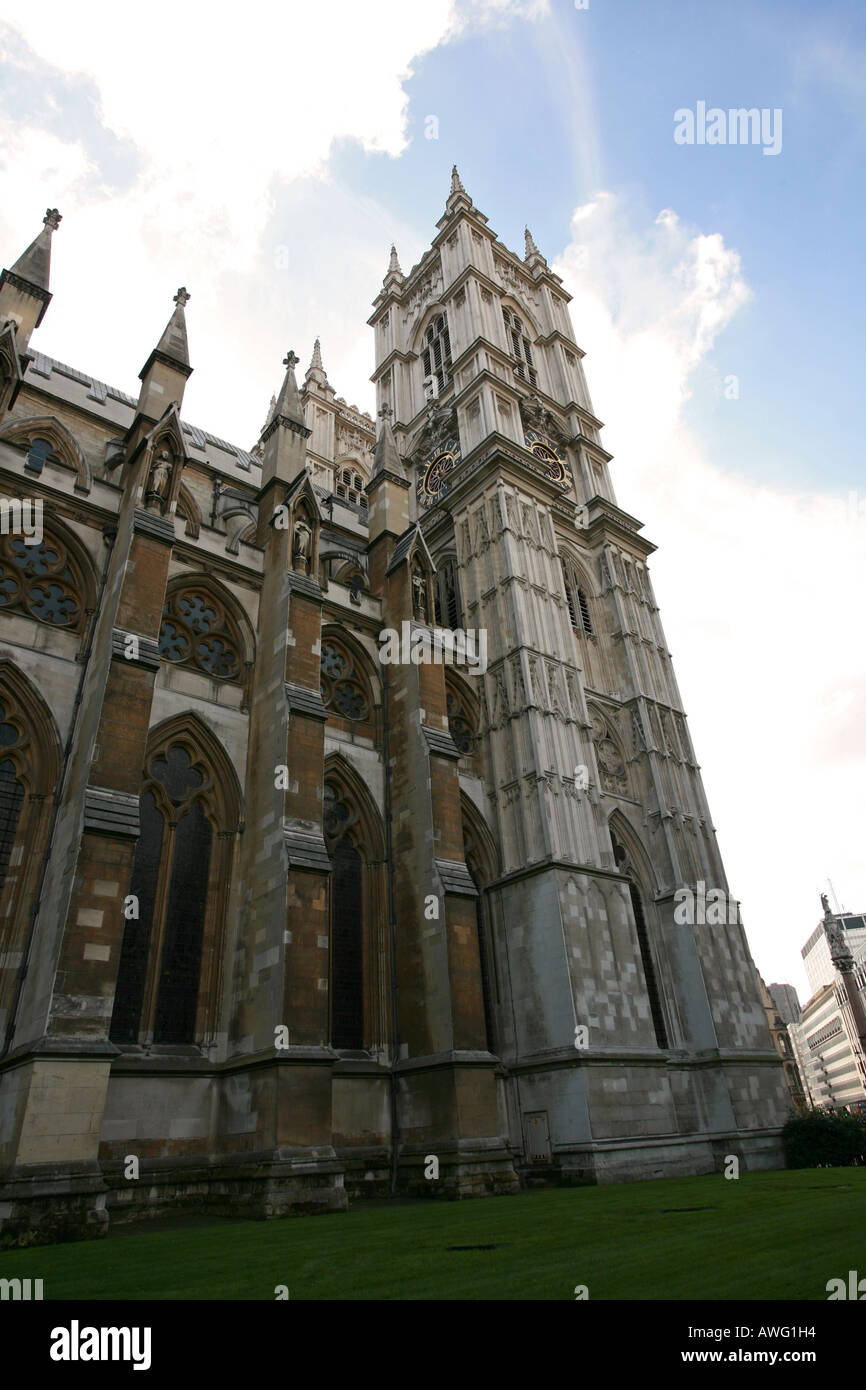 World famous Westminster Abbey a popular London landmark tourist ...