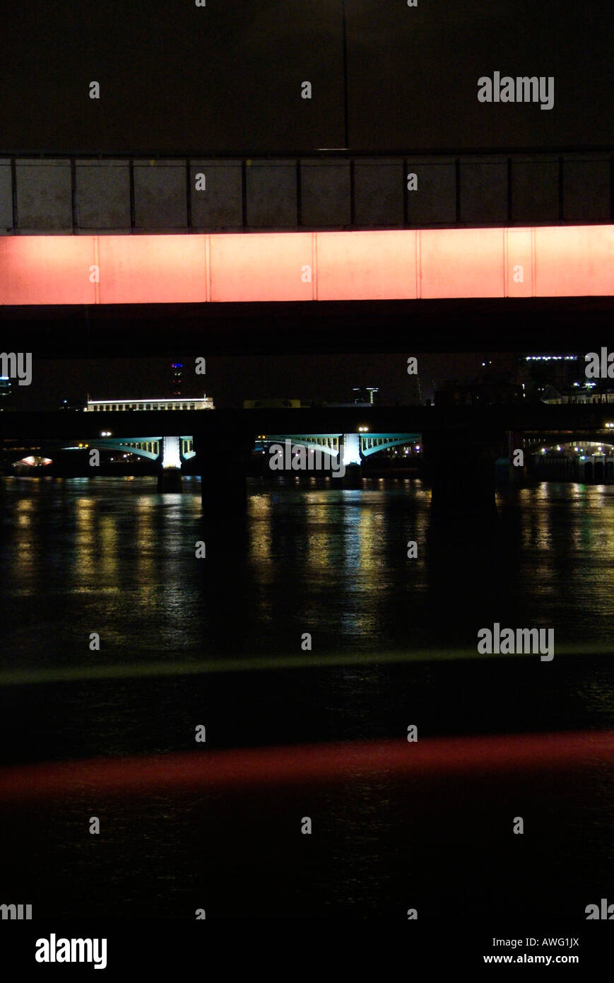 London Bridge at night, London, UK Stock Photo - Alamy