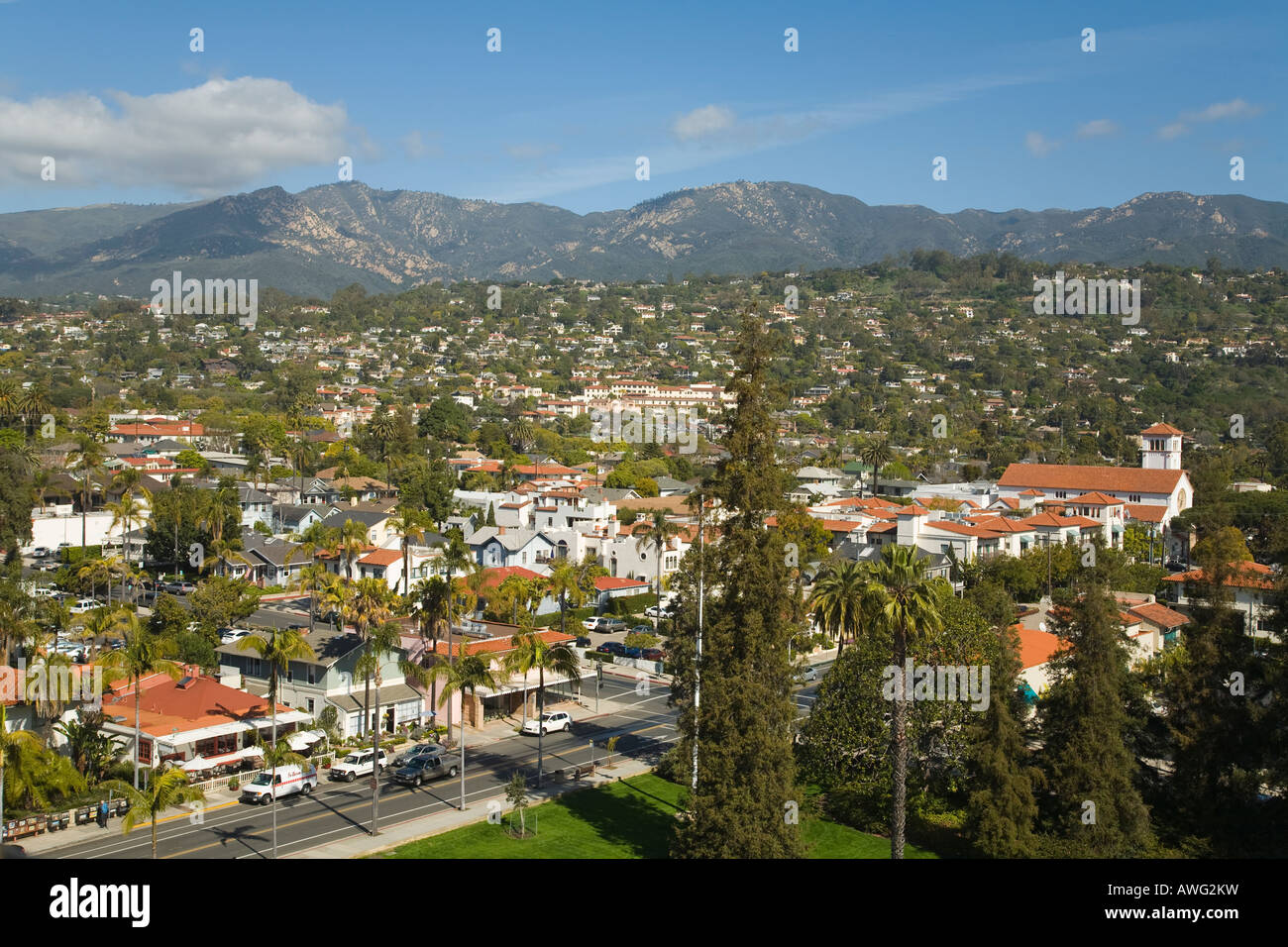 Santa barbara california aerial hi-res stock photography and images - Alamy