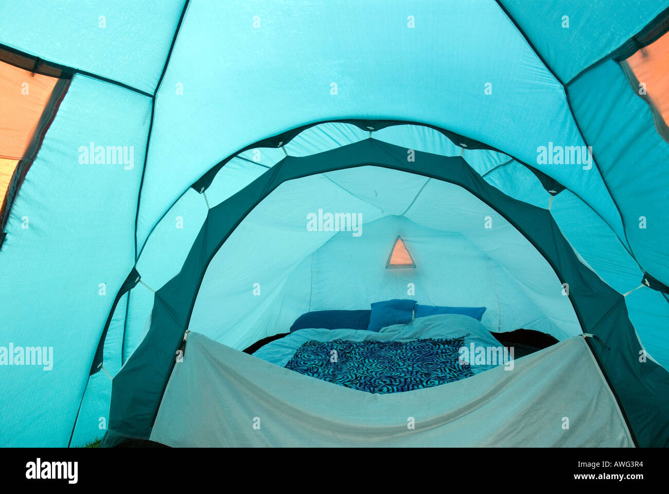 Colourful tent interior Stock Photo - Alamy