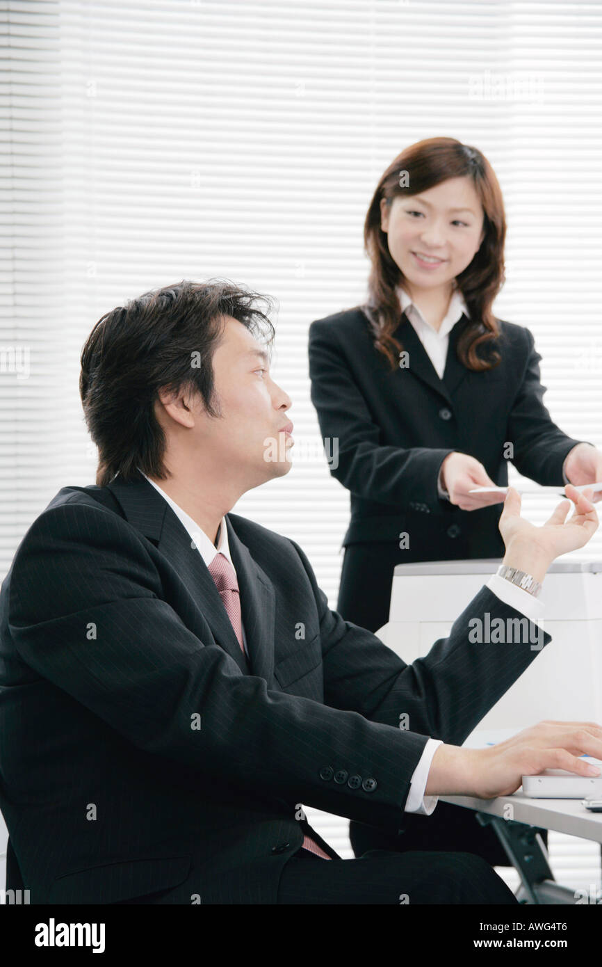 Blind young asian man sitting hi-res stock photography and images - Alamy