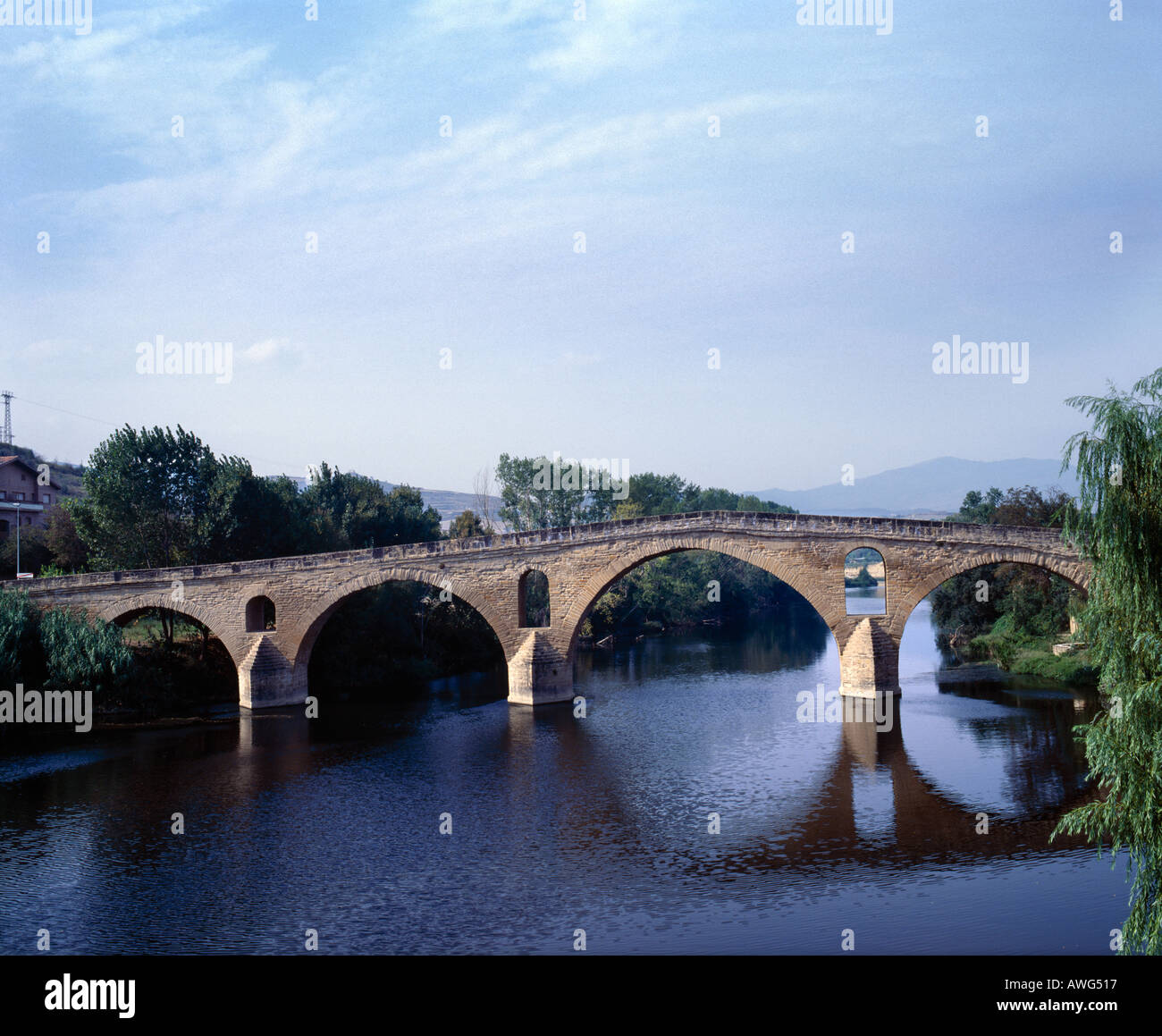 Bridge over the river arga hi-res stock photography and images - Alamy