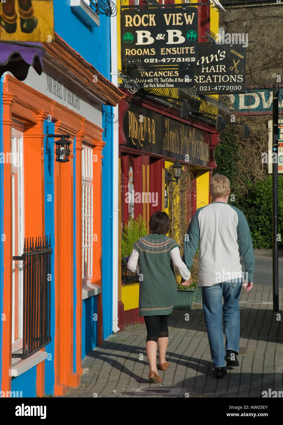 Colourful shopfronts in Kinsale County Cork Ireland Stock Photo - Alamy