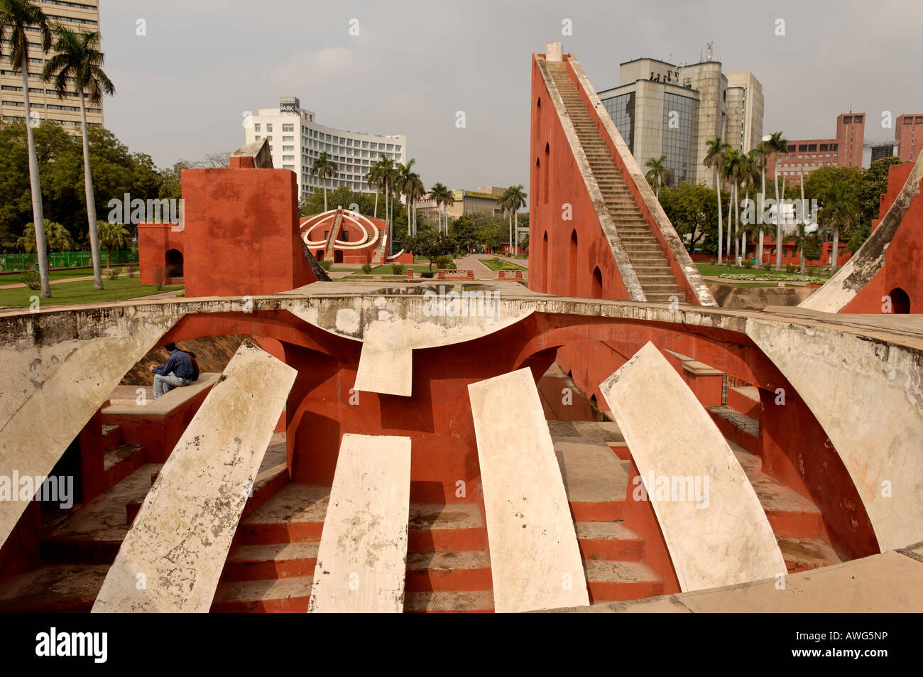 Yantra Mandir or Jantar Mantar astronomic observatory, New Delhi, India ...