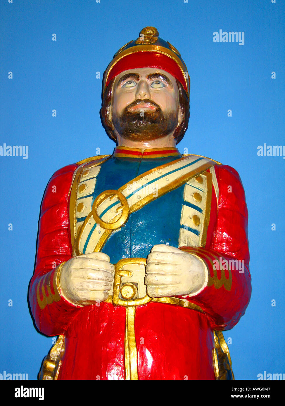 Old ships figurehead in museum Stock Photo - Alamy