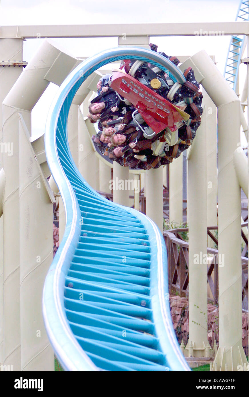 Dragons Fury ride at Chessington World of Adventures, near London ...