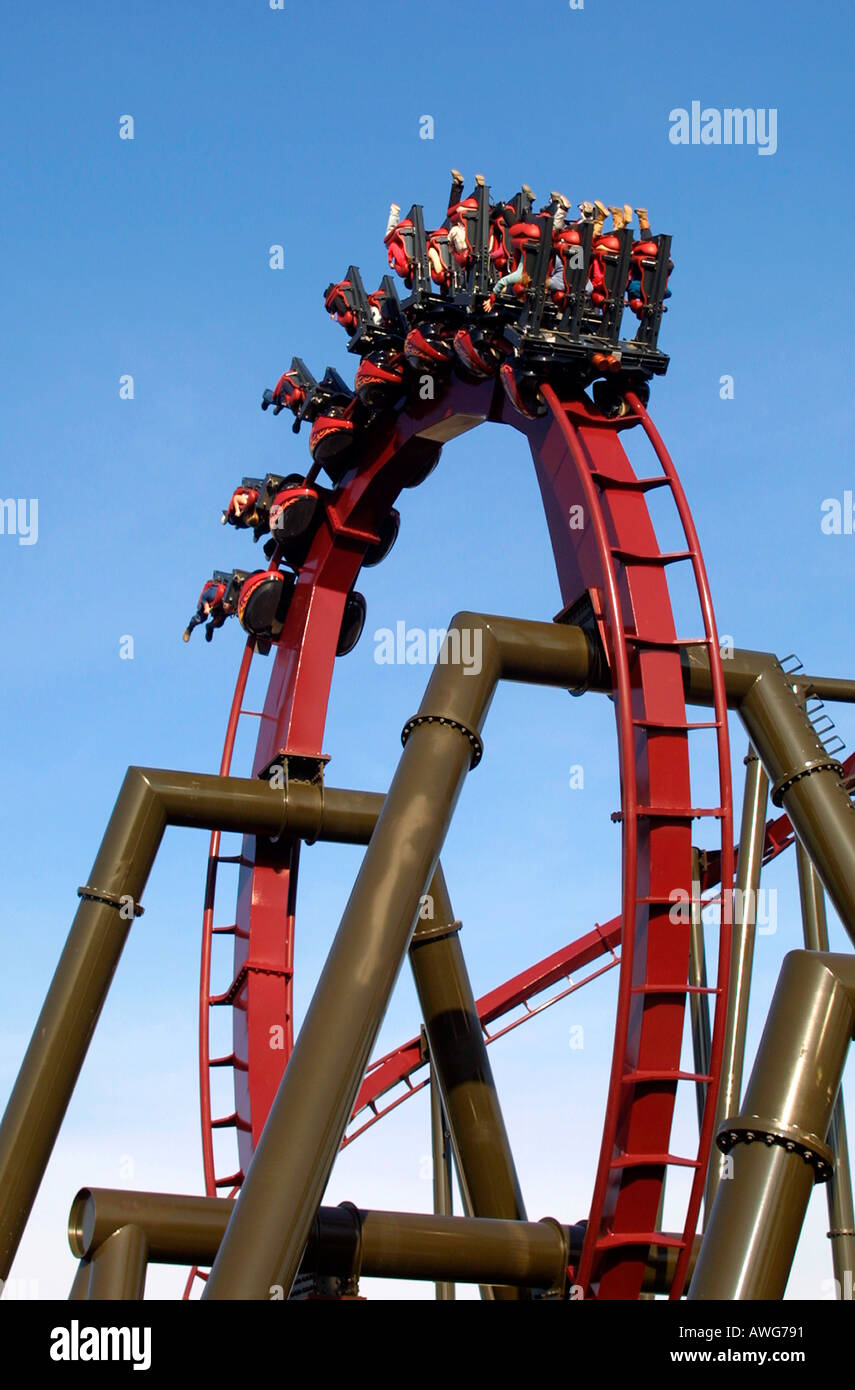 Thorpe park nemesis inferno hi-res stock photography and images - Alamy