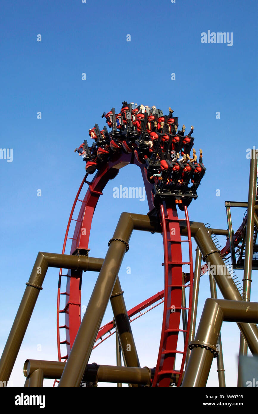 Nemesis roller coaster hi-res stock photography and images - Alamy