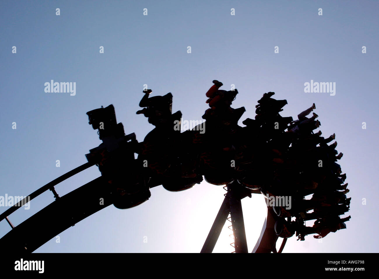 Nemesis roller coaster hi-res stock photography and images - Alamy