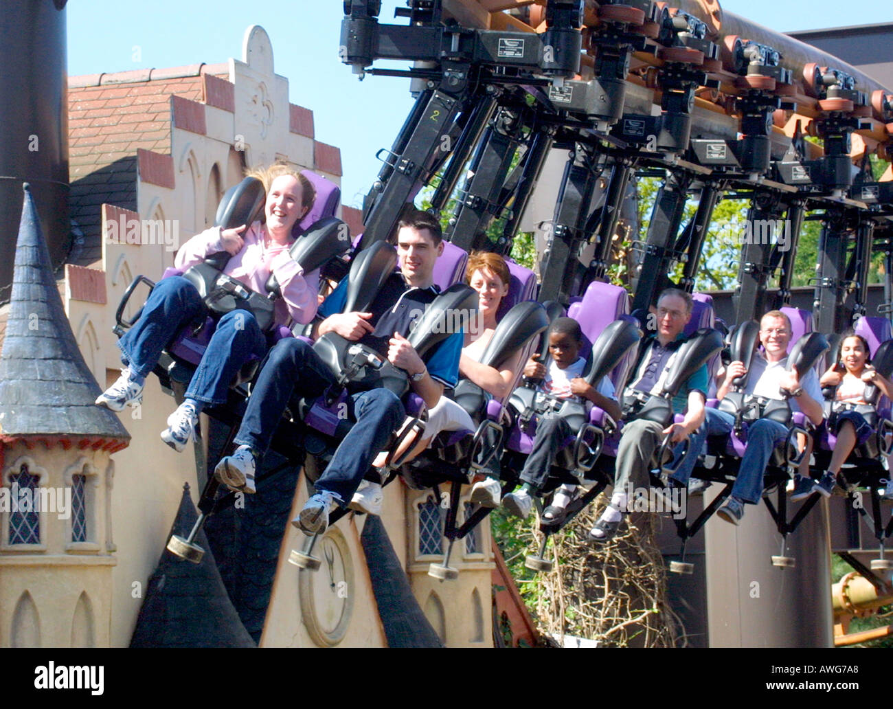 Vampire Roller Coaster Ride At Chessington World Of Adventures Surrey Vampire Roller Coaster Ride At Chessington World Of Adventures Surrey