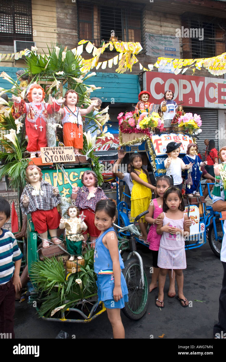 philippines manila santa nino festival tondo Stock Photo - Alamy