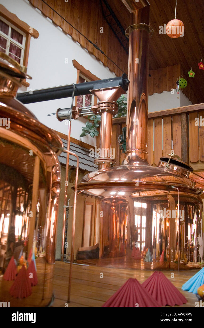 big copper in a brewery Stock Photo - Alamy